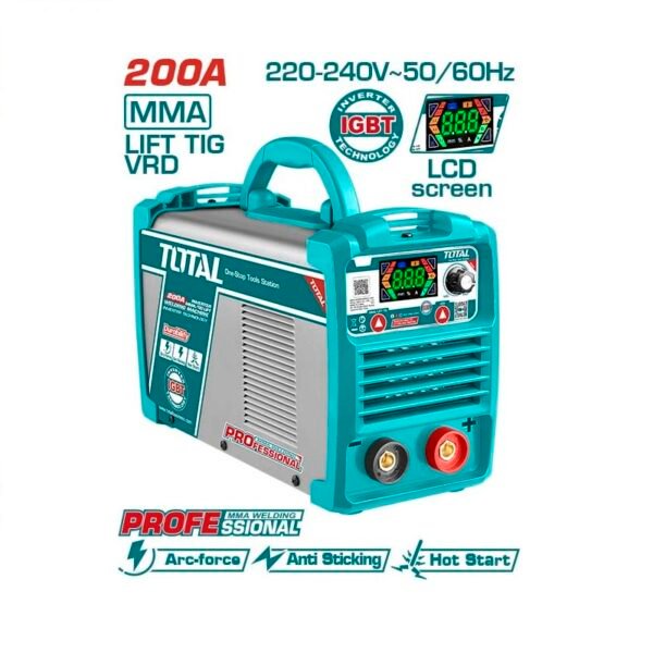 Soldador MMA y TIG lift Inverter 200A Total - Casa Ventre Comercial