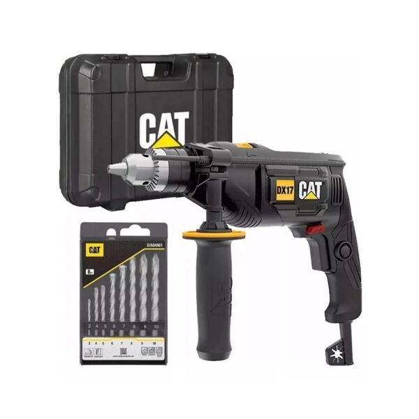 Kit taladro percutor maletin 750w DX17 Caterpillar - Casa Ventre Comercial